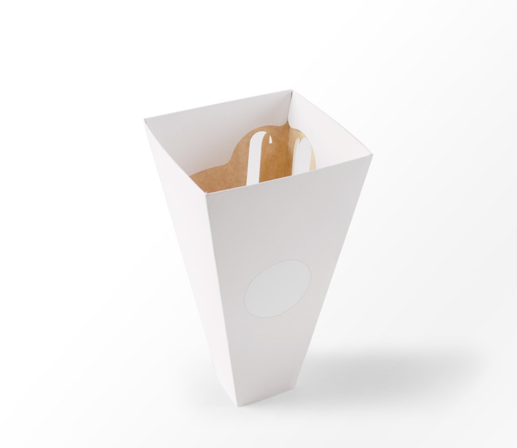 Box for flower bouquets, no minimum order