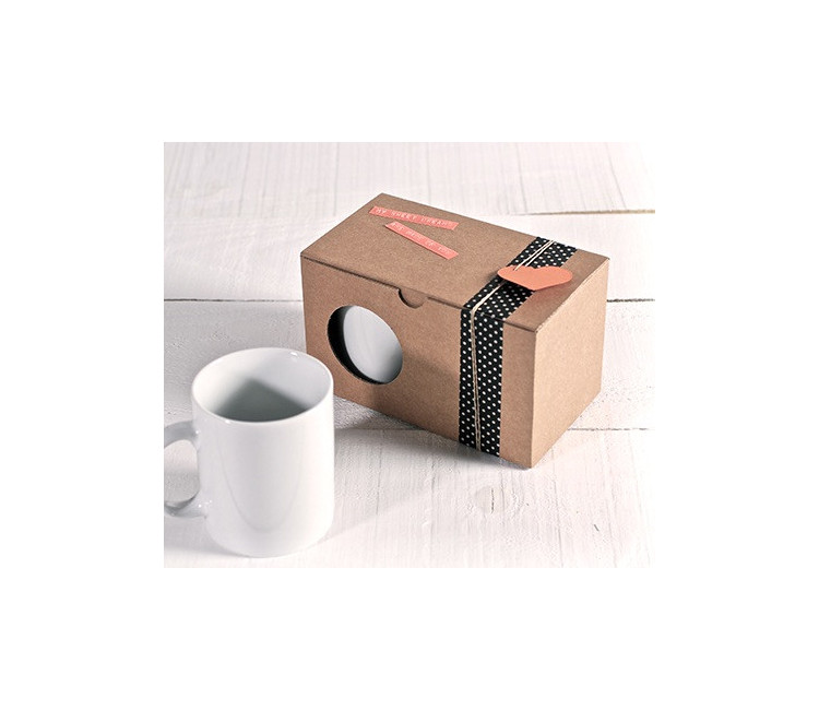 Kraft Box For Two Mugs | SelfPackaging