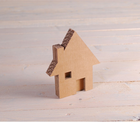 Charmante Maisonnette en Carton décorative